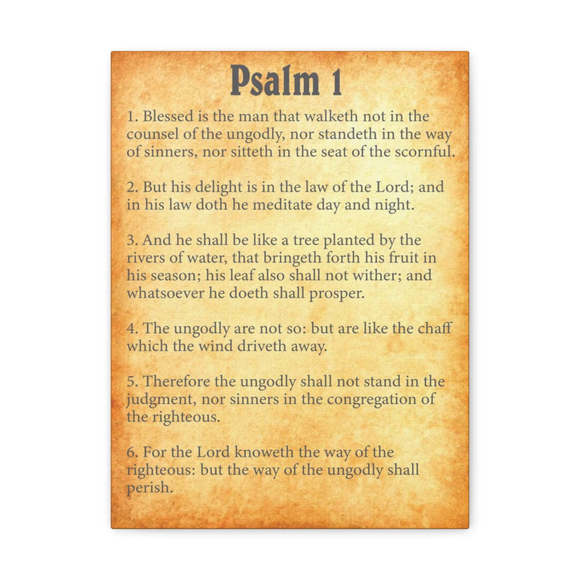 Express Your Love Gifts | Art | Scripture Sign Psalm Chapter Gold Bible Canvas Christian Wall ...